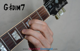 Diminished 7th Guitar Chord Shapes & Example Progression