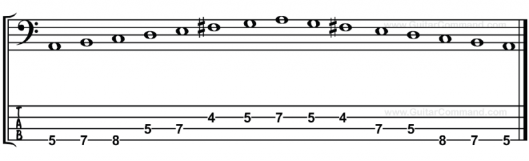 Bass Scales Reference: All Bass Guitar Scales TAB, Notation & Patterns